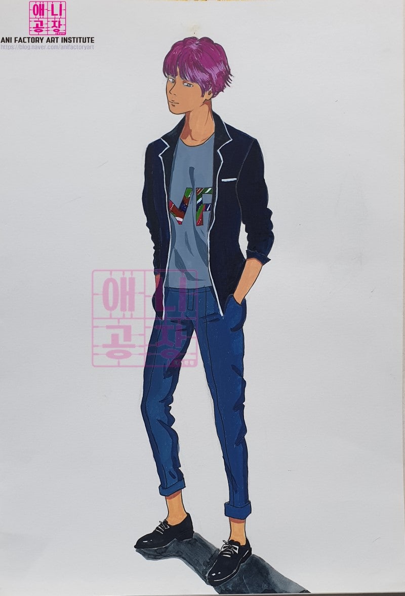 전주 취미 미술 학원 좋아하는 연예인 그림 그리기 취미반 인물화 초상화 소묘 수채화 유화 아크릴화 애니공장미술학원