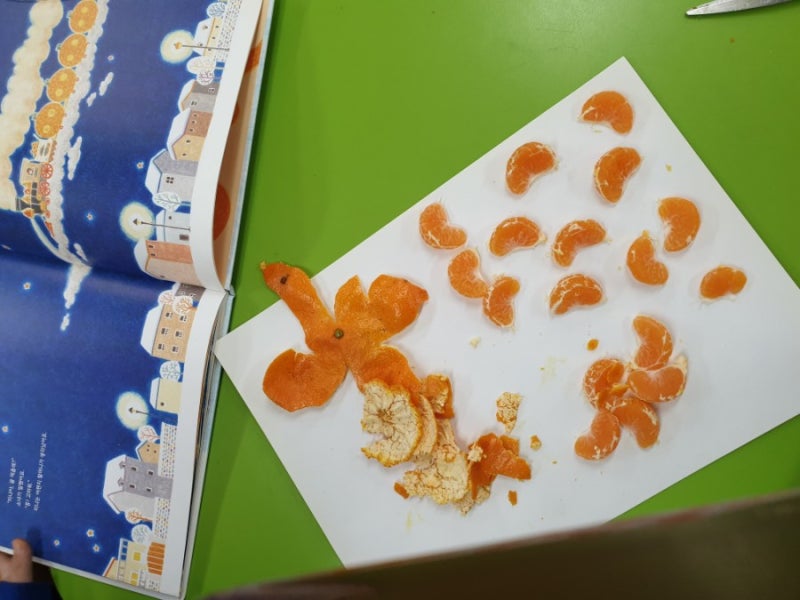 그림책 놀이 번동 초등학교 책으로 톡 감귤 기차 책놀이 오감놀이 네이버 블로그