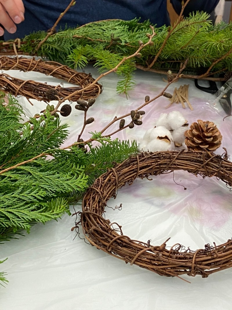 크리스마스 리스 만들기 네이버 블로그