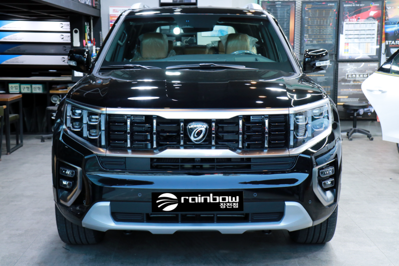 부산 쌍둥이 모하비 더마스터 V90 i90 색감 비교 레인보우썬팅 : 네이버 블로그