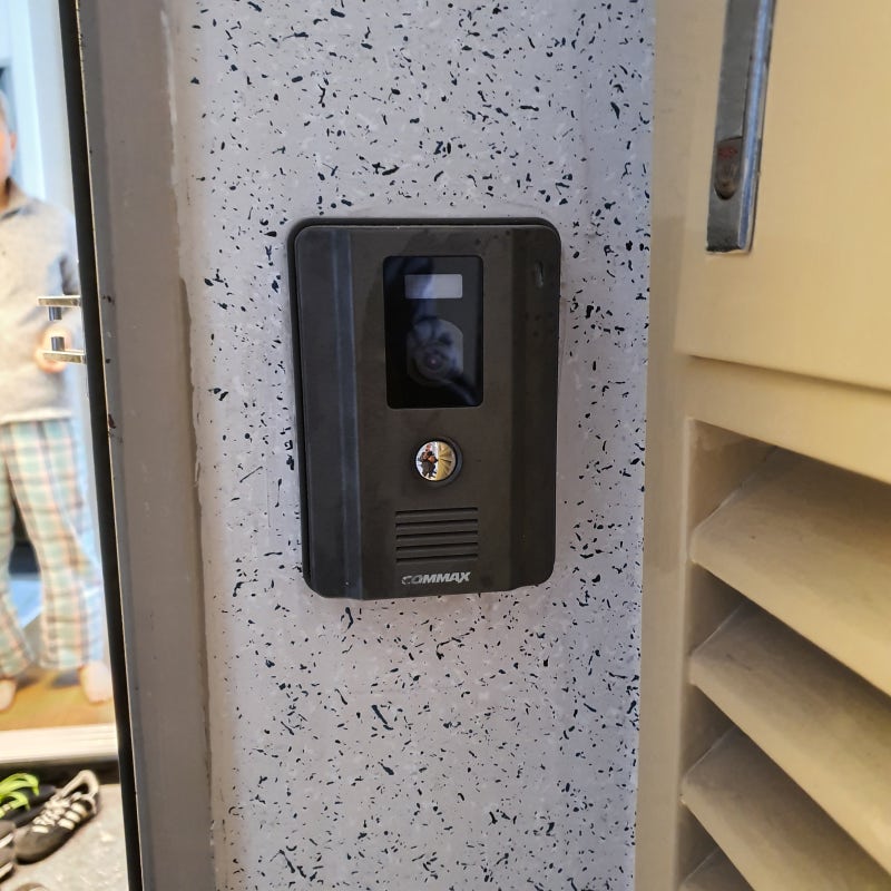 분당 정자동 정든우성4단지 비디오폰설치 코맥스CAV-70C 화이트 : 네이버 블로그