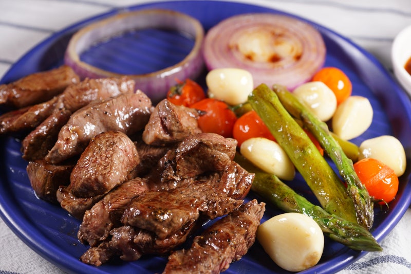 모든 재료가 들어있는 쿠킹박스로 스테이크 만들어 먹기 : 네이버 블로그