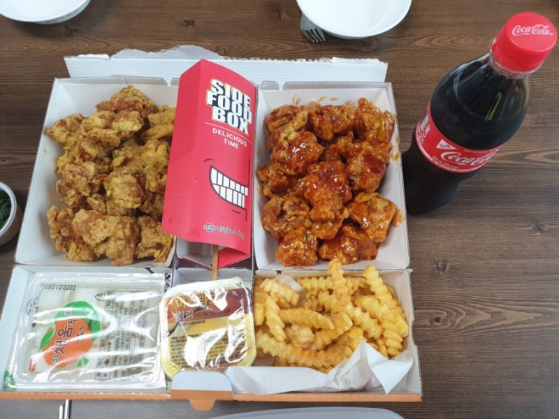 코리엔탈 깻잎두마리치킨 커플세트 후기 네이버 블로그