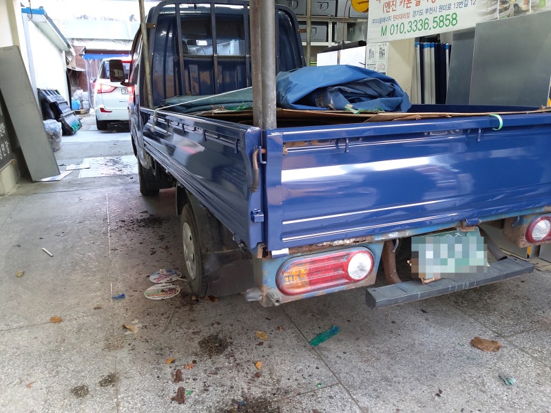 포터2적재함문짝 포터적재함문부식 1톤트럭문짝부식 1톤화물차문 부식 봉고3적재함뒤문 옆문 네이버 블로그
