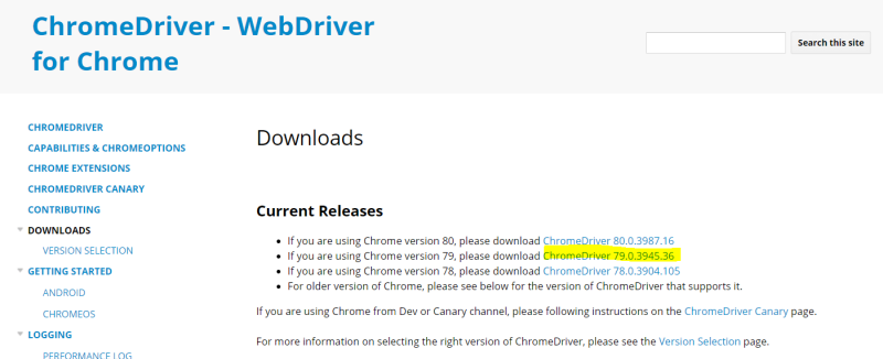 크롬드라이버(Chrome Driver) 설치/다운로드 : 네이버 블로그