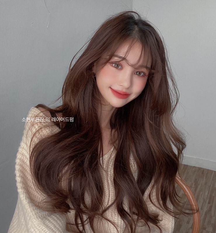 시스루뱅 긴머리웨이브펌 준오헤어 목동41타워점 소현부원장 네이버 블로그