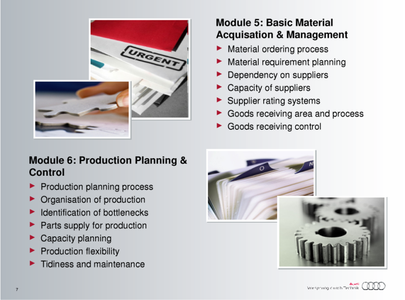 Logistic Audit Guideline for Audi suppliers : 네이버 블로그