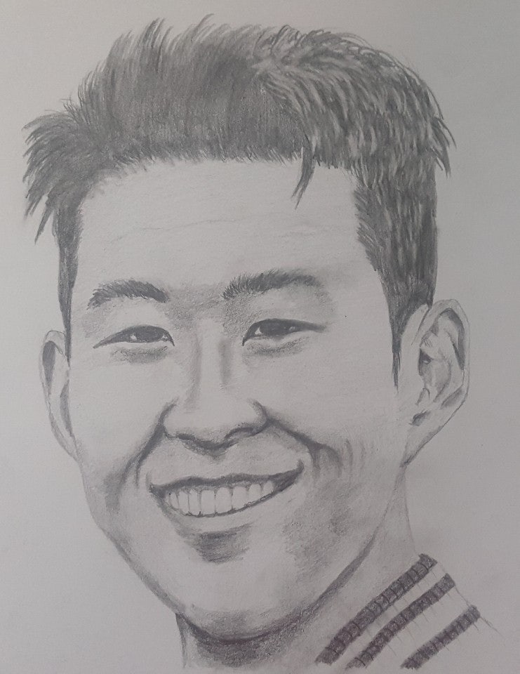 '손흥민' 그리기입니다. Drawing 'Son Heung Min' : 네이버 블로그