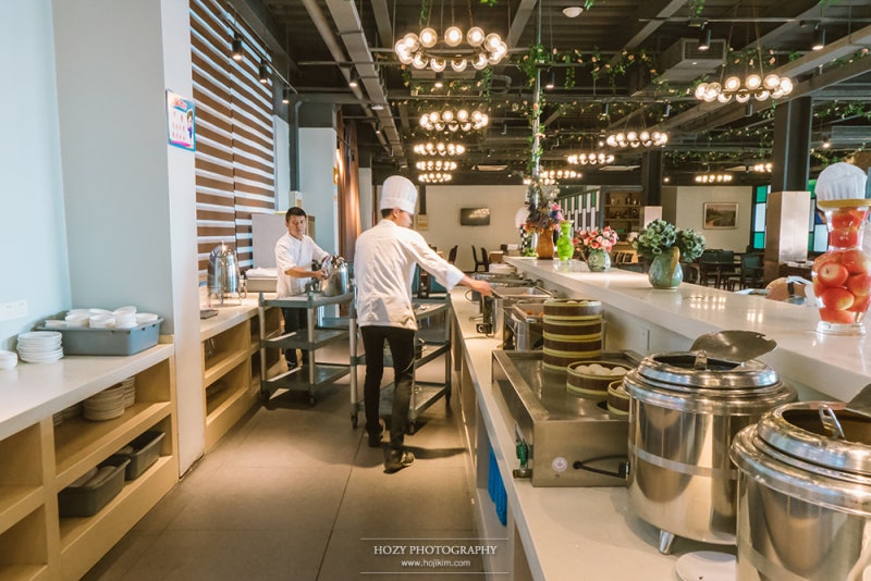 중국동방항공 환승호텔(큐브시티) 후기 상해린전호텔 + 조식 (上海麟臻大酒店, Shanghai Linzhen Hotel ...