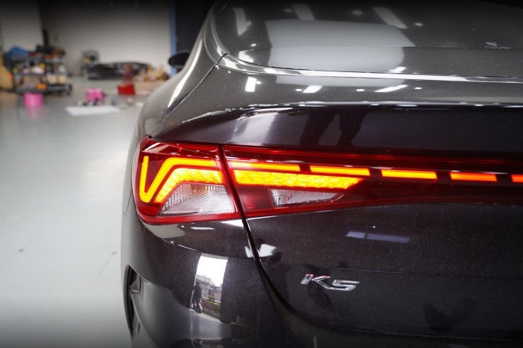 K5 DL3 테일램프 , LED 테일램프 순정부품 시공.. : 네이버 블로그