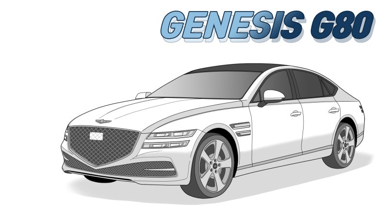Car Drawing - 3세대 제네시스 G80(Genesis G80)그리기 : 네이버 블로그