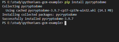파이썬(Python) - AES-GCM 암호화 복호화 예제 by pycryptodome : 네이버 블로그