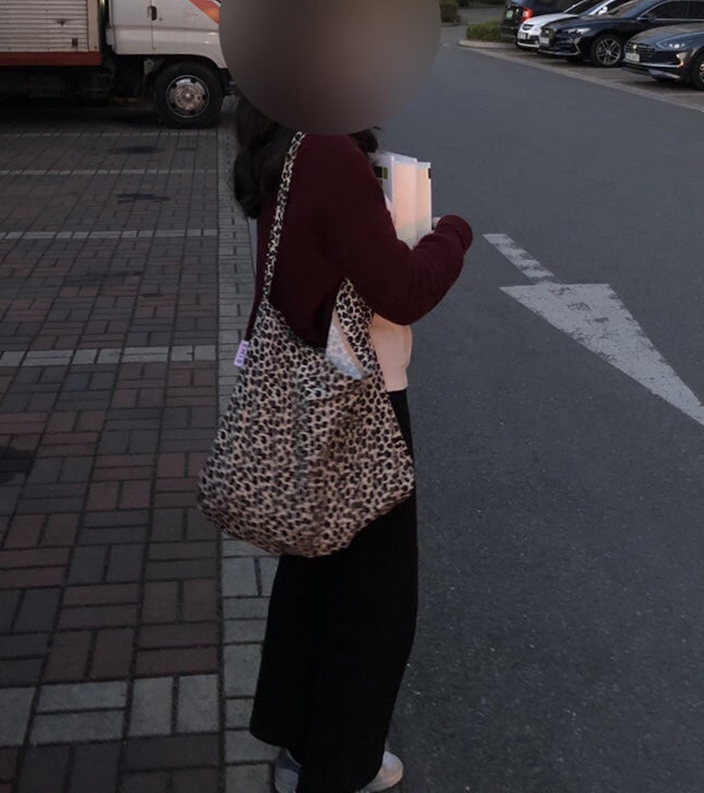 이미스emis 화이트 레오파드 에코백 후기 네이버 블로그