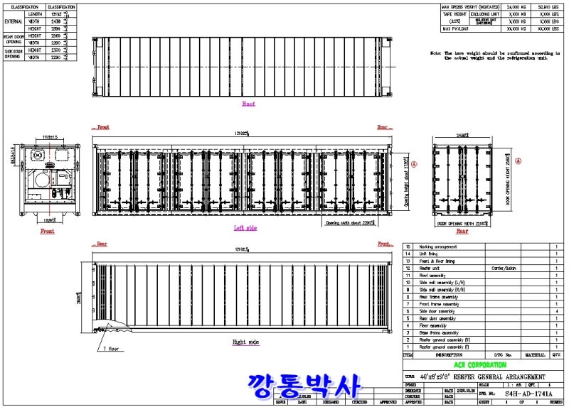 사이드 오픈 냉동 리퍼 컨테이너 네이버 블로그