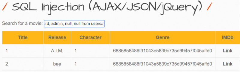 SQL 인젝션 - AJAX/JSON/jQuery : 네이버 블로그