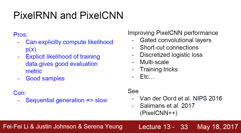 CS231n Lecture 13 강의노트 - Generative Models(핵심 정리) : 네이버 블로그