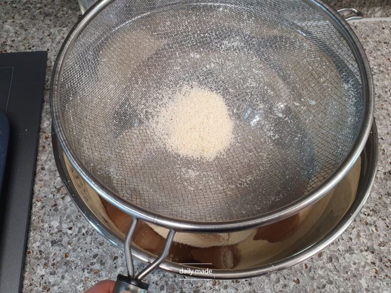 Handmade 취미 홈베이킹 상투과자 만들기 남은 백앙금으로 달지 않고 고소한 구리볼 만들었어요~ 네이버 블로그