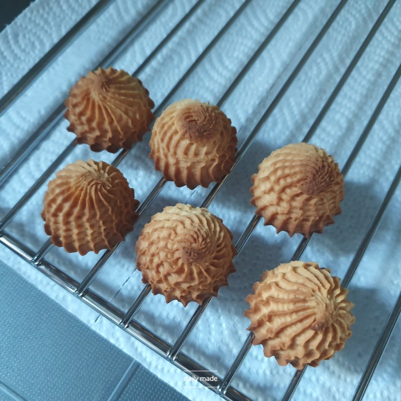 Handmade 취미 홈베이킹 상투과자 만들기 남은 백앙금으로 달지 않고 고소한 구리볼 만들었어요~ 네이버 블로그