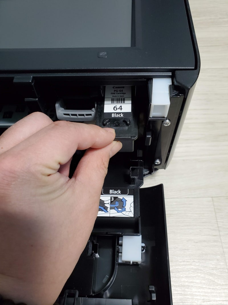 캐논 e569s 프린터 개봉 및 설치 / 프린터 선택 / WPS활성화 팁 : 네이버 블로그