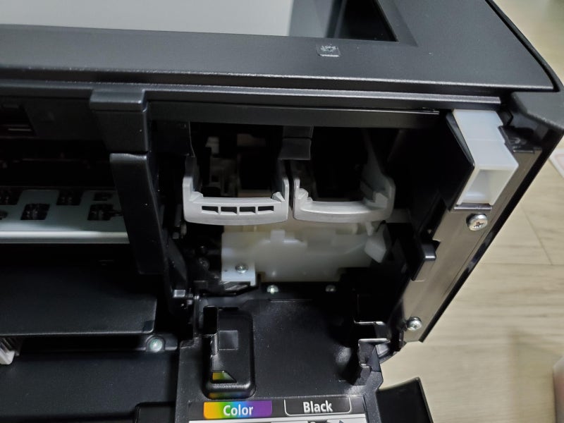 캐논 e569s 프린터 개봉 및 설치 / 프린터 선택 / WPS활성화 팁 : 네이버 블로그