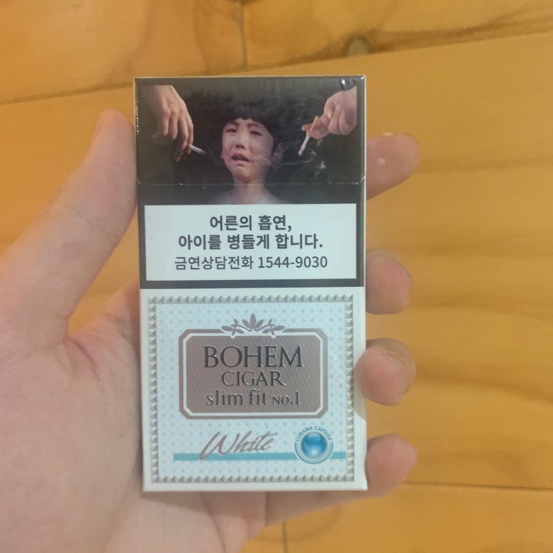 29연초담배 보헴시가 슬림핏 화이트 생명과 맞바꾼 리뷰 네이버 블로그
