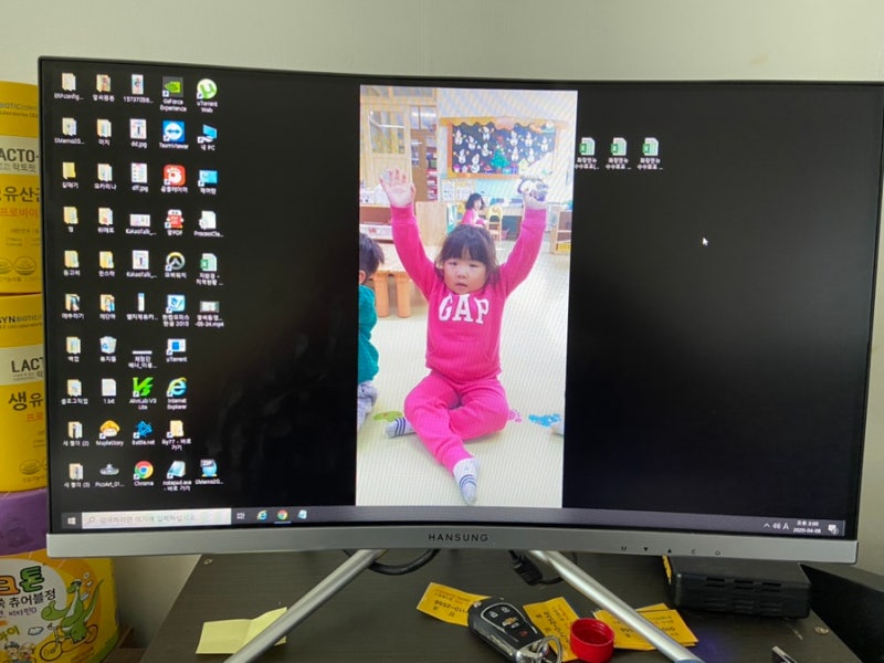 커브드모니터 24인치 한성 울트론 2457C 구입후기 : 네이버 블로그