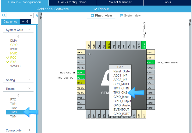 STM32 - CubeIDE에서 PWM 출력하기(STM32F103C8, 1Khz, PWM Output 예시) : 네이버 블로그