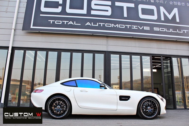 꾸준한 인기 벤츠 Amg Gt 쿠페 무광 블랙 실버 투톤 휠 도색 네이버 블로그