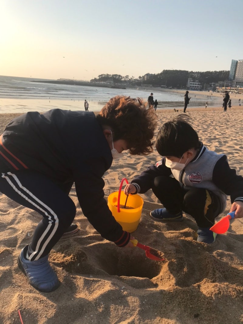 을왕리 가볼만한곳 서해노을 보고 모래놀이 하러 간 왕산 해수욕장 네이버 블로그