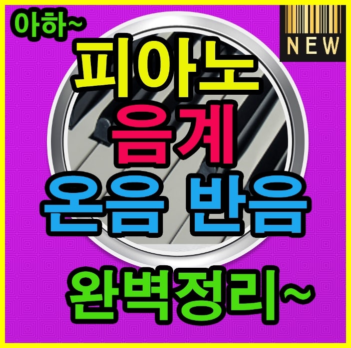 피아노 음계 스케일 온음 반음 이명동음 알아봐요 네이버 블로그