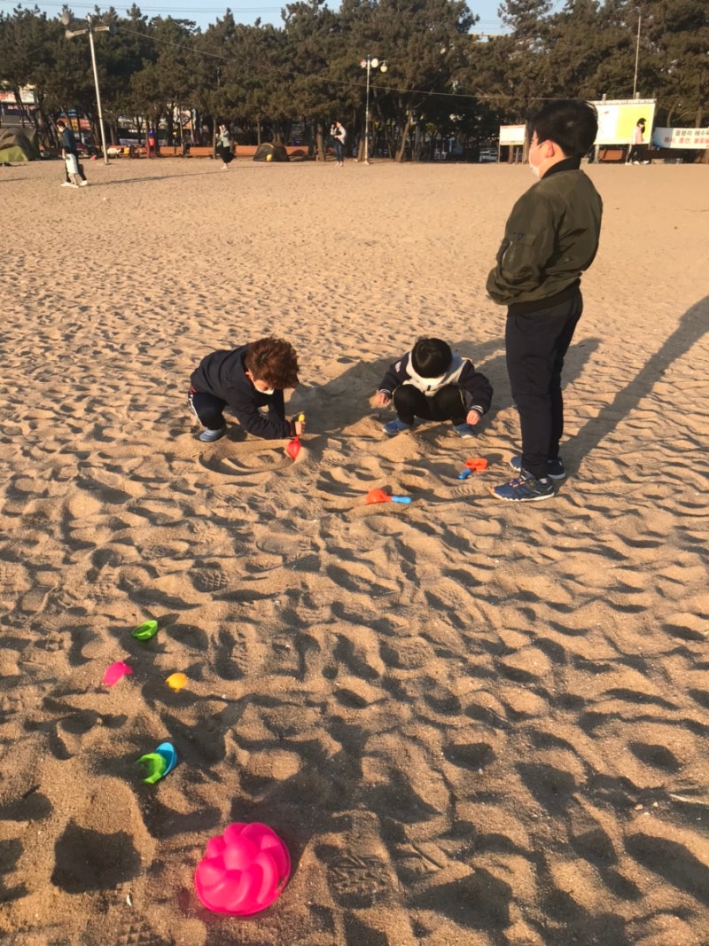 을왕리 가볼만한곳 서해노을 보고 모래놀이 하러 간 왕산 해수욕장 네이버 블로그