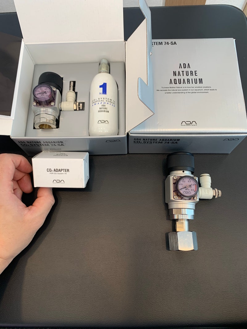ADA, ADA Co2 System 74-SA, ADA 이탄 레귤레이터, ADA Co2 Regulator 사용 후기 언박싱 ...