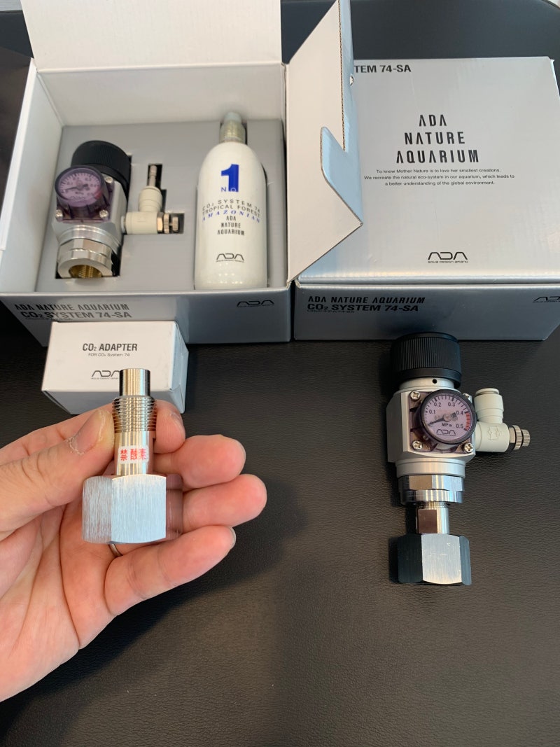 ADA, ADA Co2 System 74-SA, ADA 이탄 레귤레이터, ADA Co2 Regulator 사용 후기 언박싱 ...