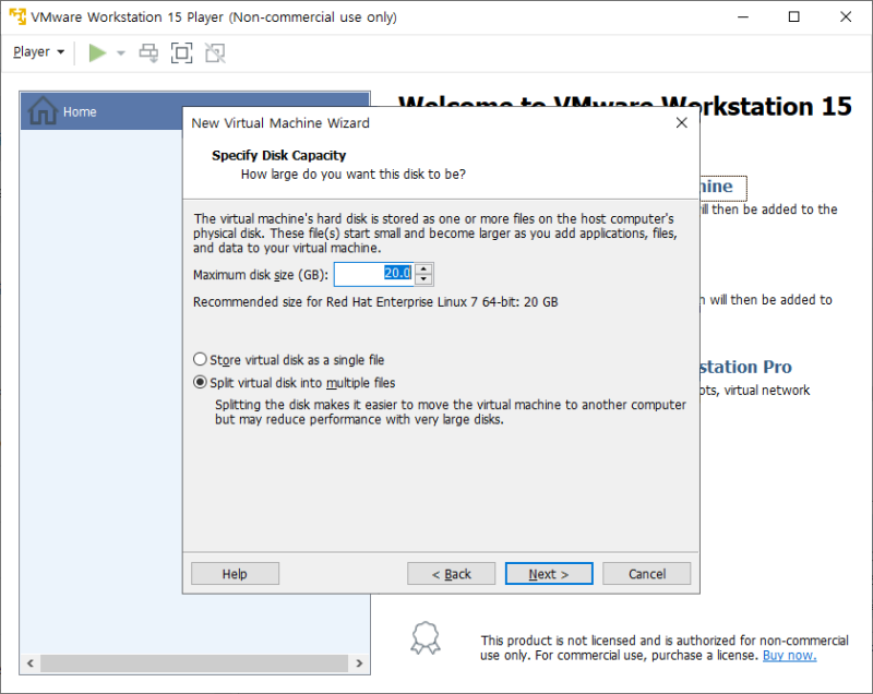VMware Workstation Player 15 다운로드, 설치 및 사용 방법 : 네이버 블로그