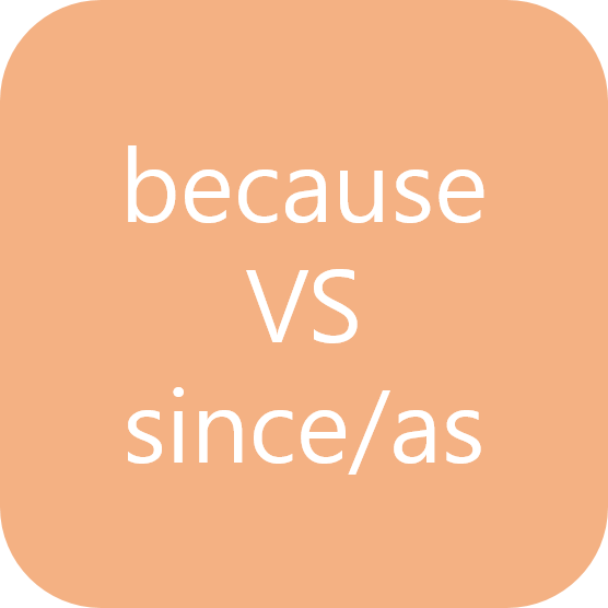 because와 since, as의 차이 이해하기 : 네이버 블로그