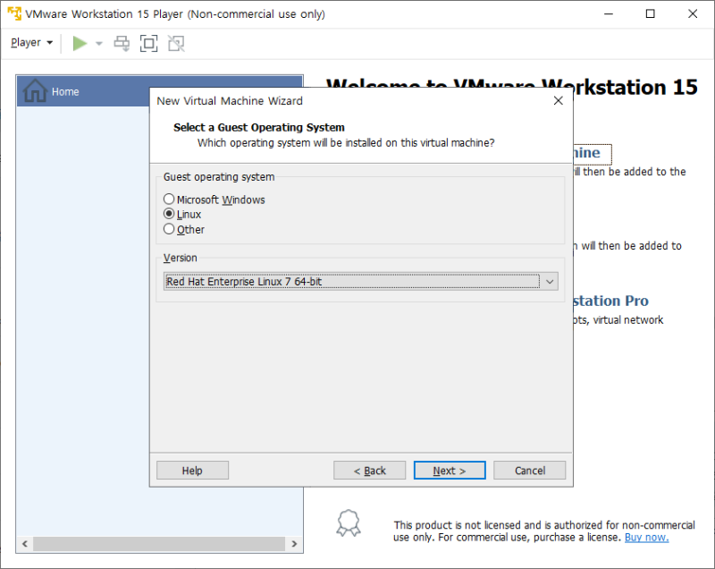 VMware Workstation Player 15 다운로드, 설치 및 사용 방법 : 네이버 블로그