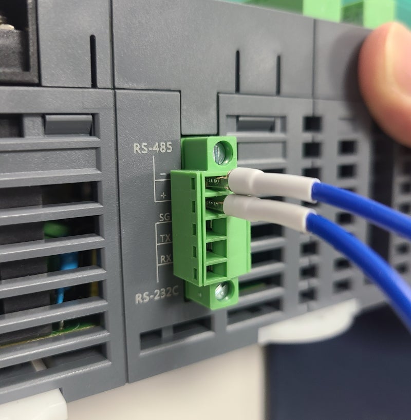 CIMON(PC) 와 LS PLC (XGB) 485통신 결선 : 네이버 블로그