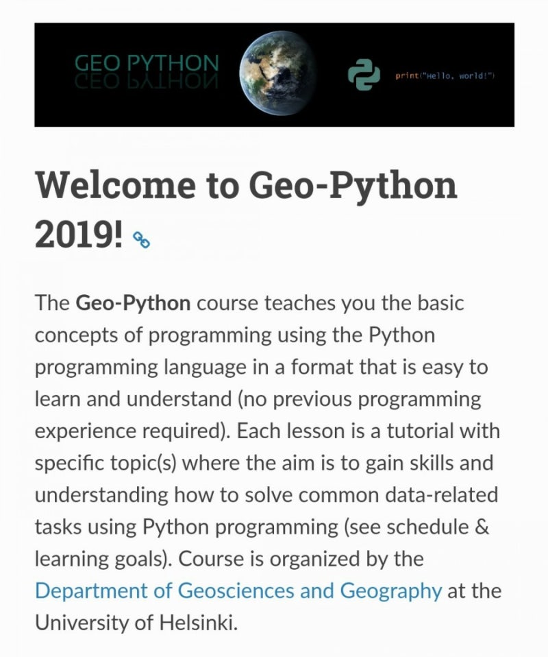 [Python] Lesson 1: Computing basics and a taste of Python @Univ.of Helsinki : 네이버 블로그