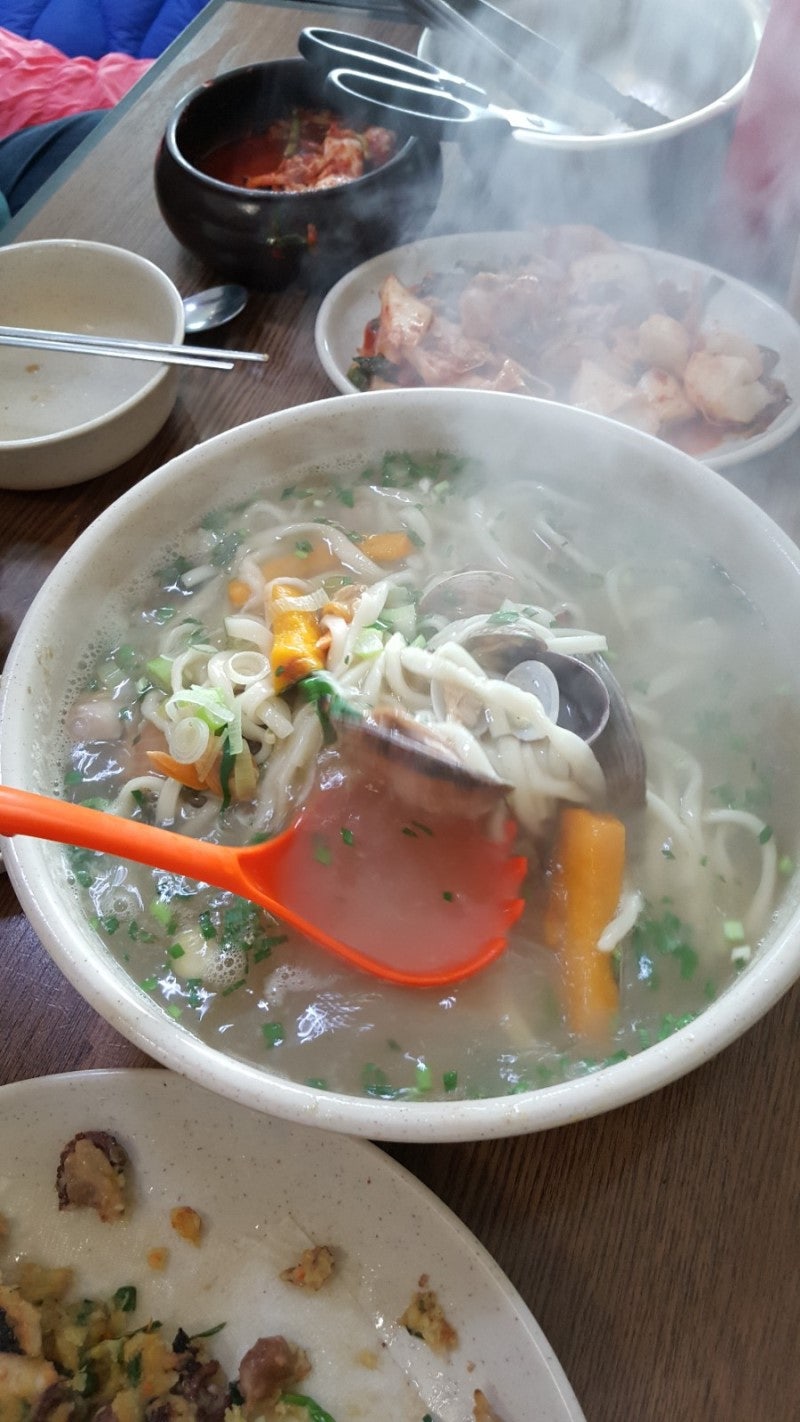 안산맛집대부도맛집 포도밭할머니 손칼국수모듬조개칼국수웰빙해물파전 네이버 블로그
