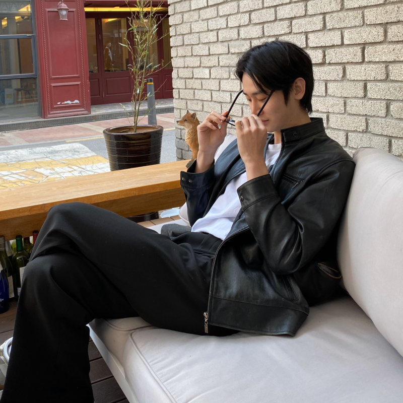 남자 싱글 라이더자켓 코디 남성적인 무드를 연출할 수 있는 차이나 자켓 네이버 블로그