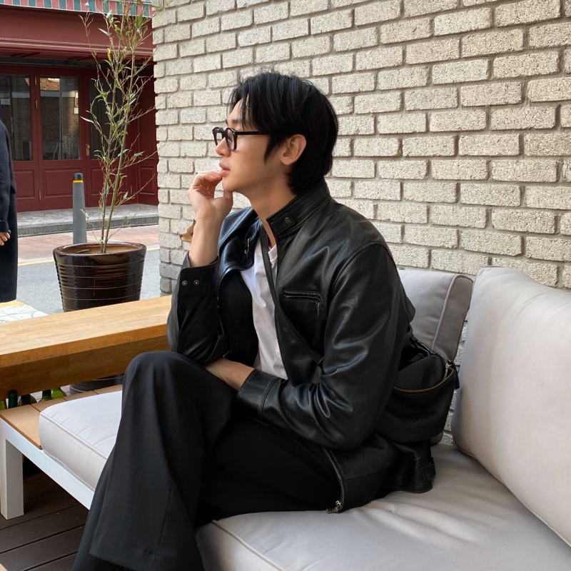 남자 싱글 라이더자켓 코디 남성적인 무드를 연출할 수 있는 차이나 자켓 네이버 블로그