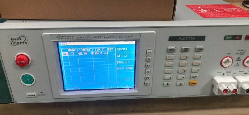 크로마 19032-P HiPot 테스터 (40A) ACㆍDC내전압/절연저항/그라운드본딩중고판매 및 중고매입 : 네이버 블로그