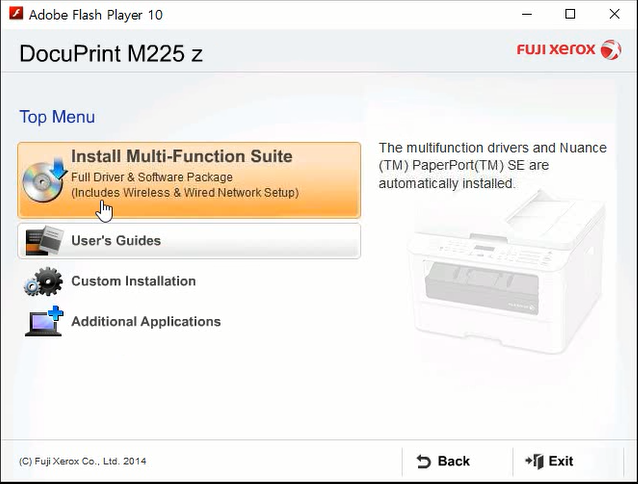 83. DocuPrint M225 dw, DocuPrint M225 z, DocuPrint M265 z USB 연결 드라이버 ...