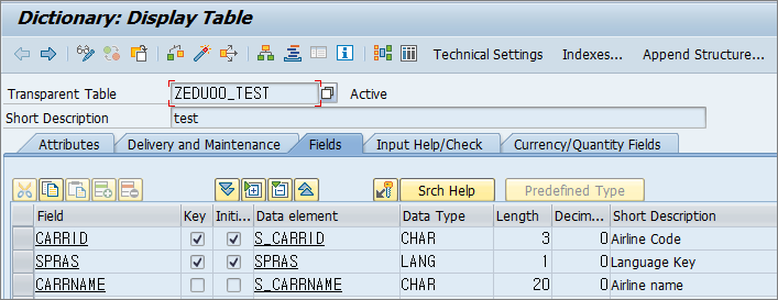 [SAP ABAP] Text Table : 네이버 블로그