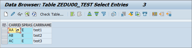 [SAP ABAP] Text Table : 네이버 블로그