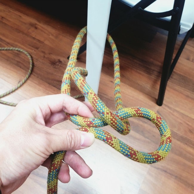 더블시트벤드(Double sheet bend)/확보매듭/로프매듭법 : 네이버 블로그