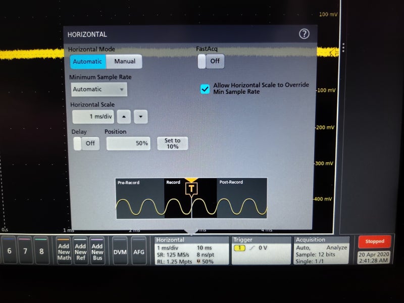 Tektronix MSO58 1.25Mpts 데이터 수집 : 네이버 블로그