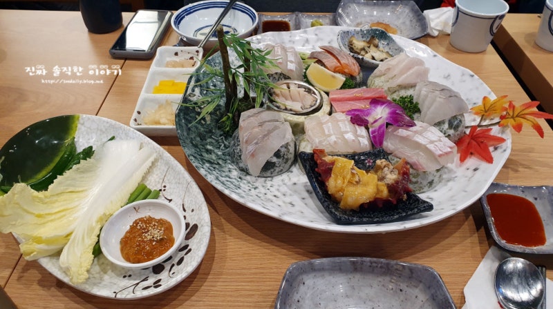 용인 남사맛집 회 정식 코스 외식으로 좋은 한숲시티 회모리 네이버 블로그