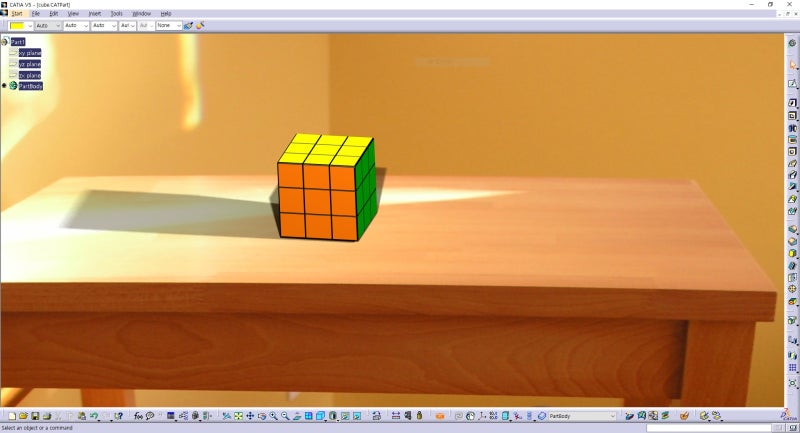 이즈파크 Tech Tip 40) Photo Studio Easy Tools : CATIA V5 Rendering 적용하기 ...