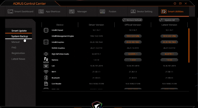 Aorus Control Center를 알아보자. (기가바이트 노트북, 어로스 컨트롤센터) : 네이버 블로그